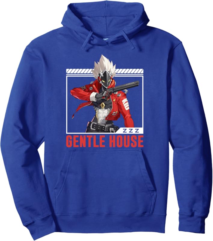 Zero House Zone Gentle Gamer Zenless Red Pullover Hoodie - Walmart.com