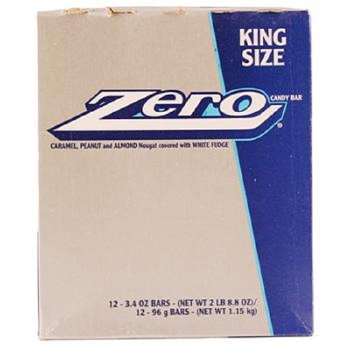 Zero King Size White Fudge Chocolate 12/3.4Oz - Walmart.com