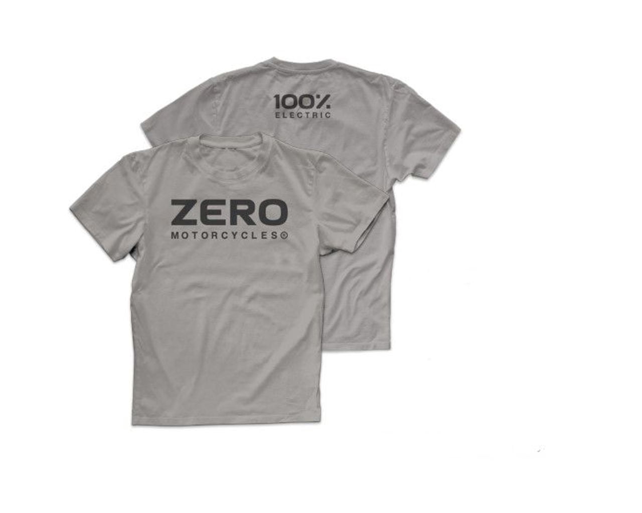 Zero Motorcycles Logo Tee Shirt - Light Grey Small - Walmart.com