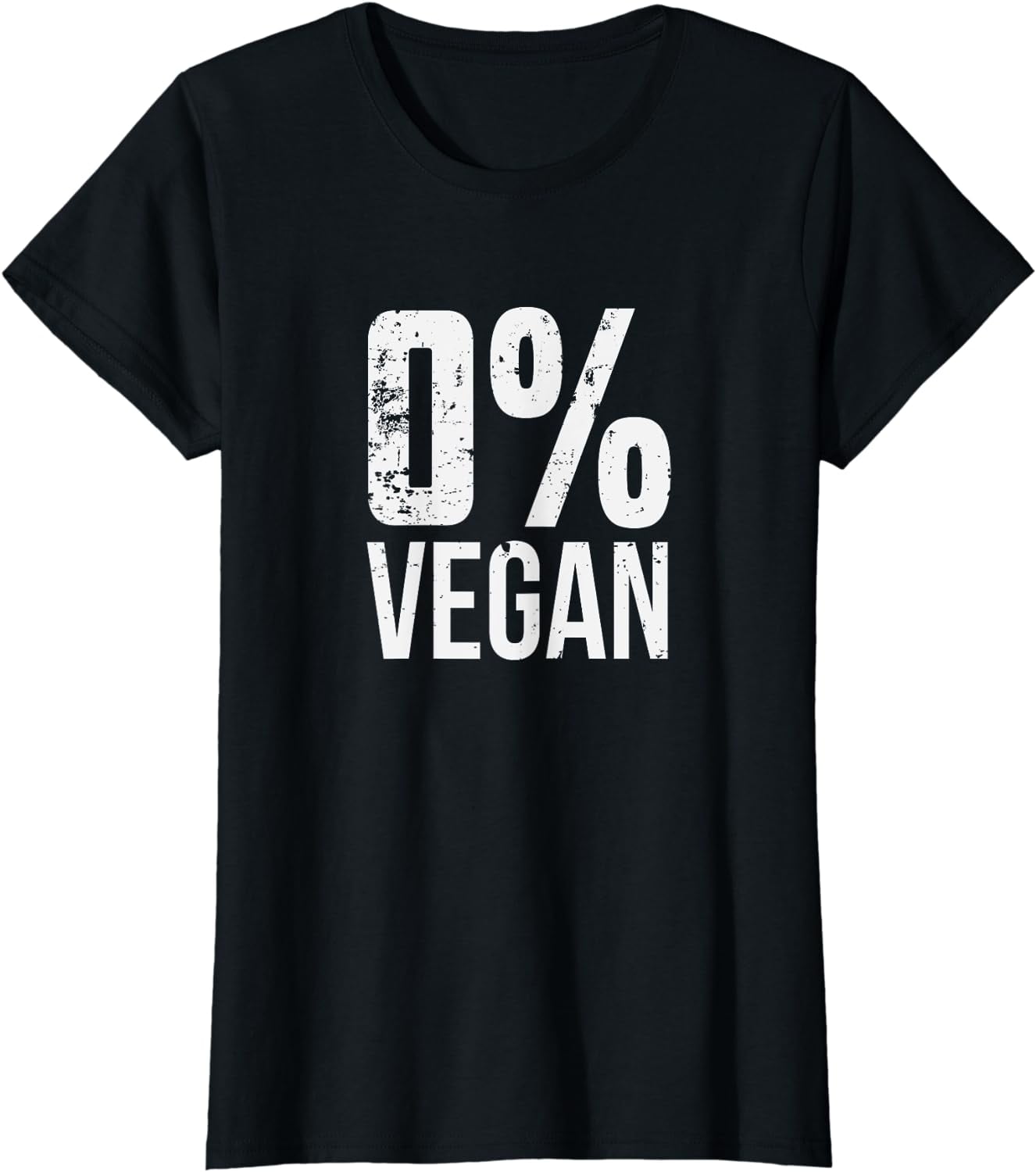 Zero Percent Vegan Funny BBQ Carnivore Meat Eater T-Shirt - Walmart.com