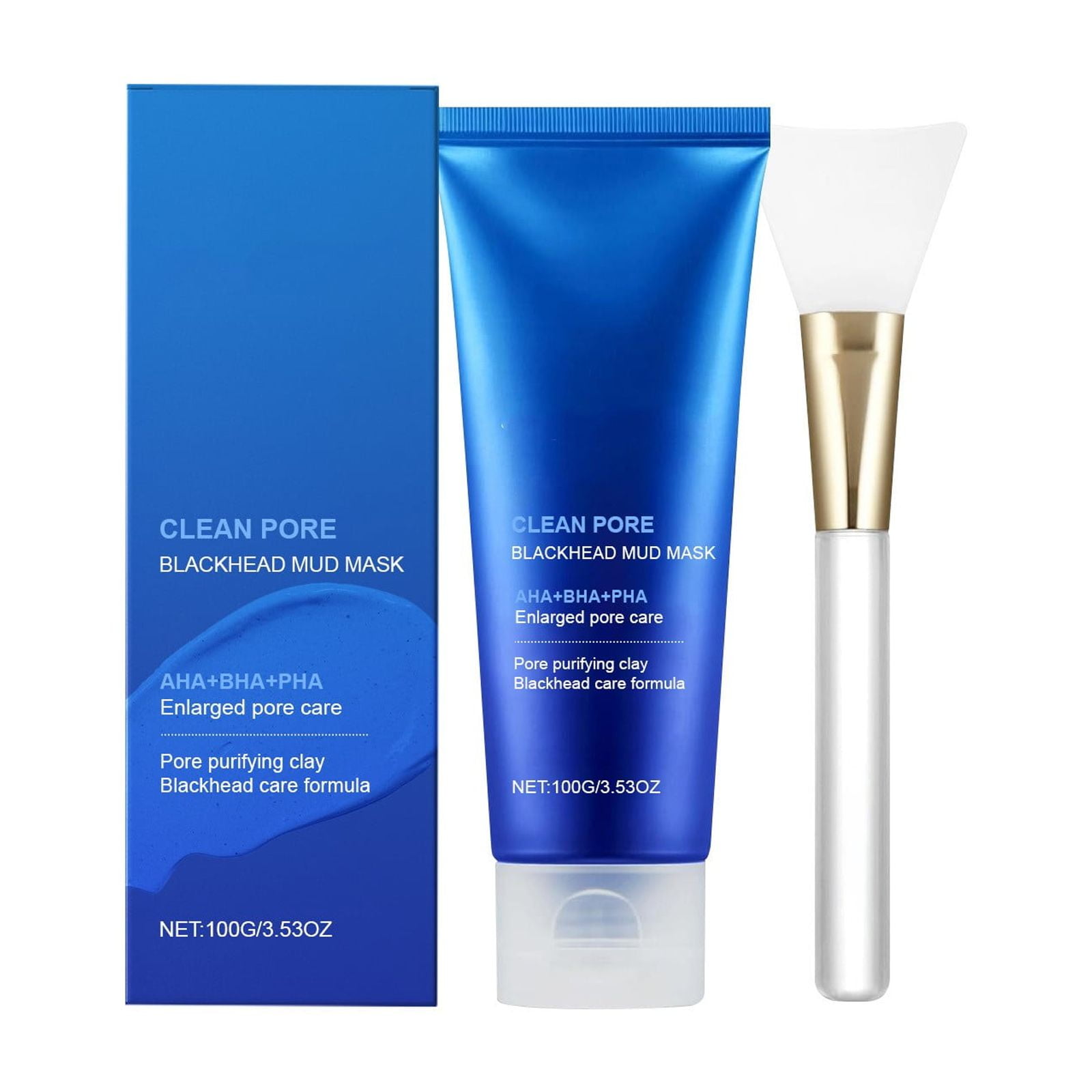 Zero Pore Blackhead Mud Facial Mask - Skin Cooling & Pore Tightening - 3 Minute Quick Dry ...