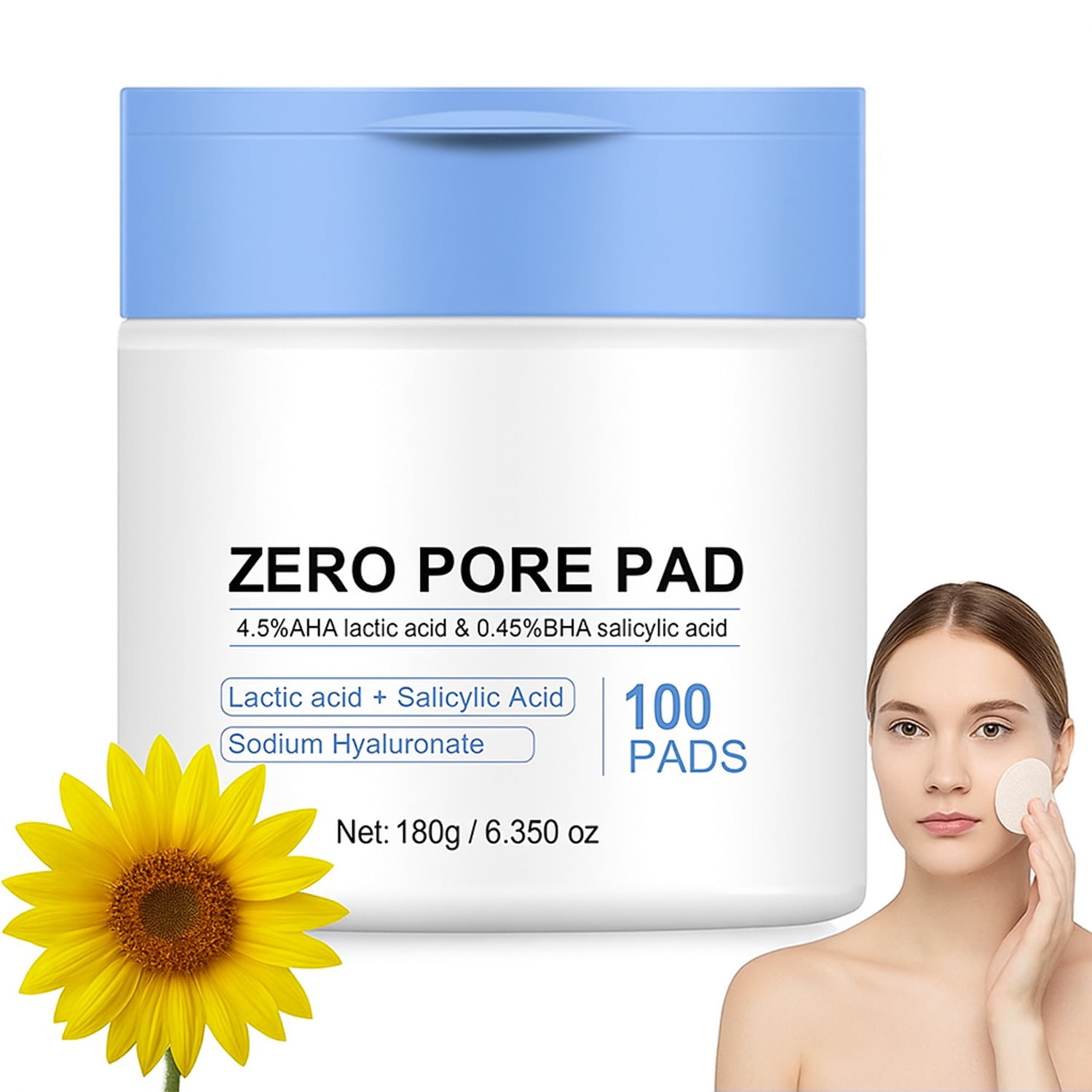 Zero Pore Pads 2.0 (2025 New) – Dual-Textured Facial Toner Pads for ...