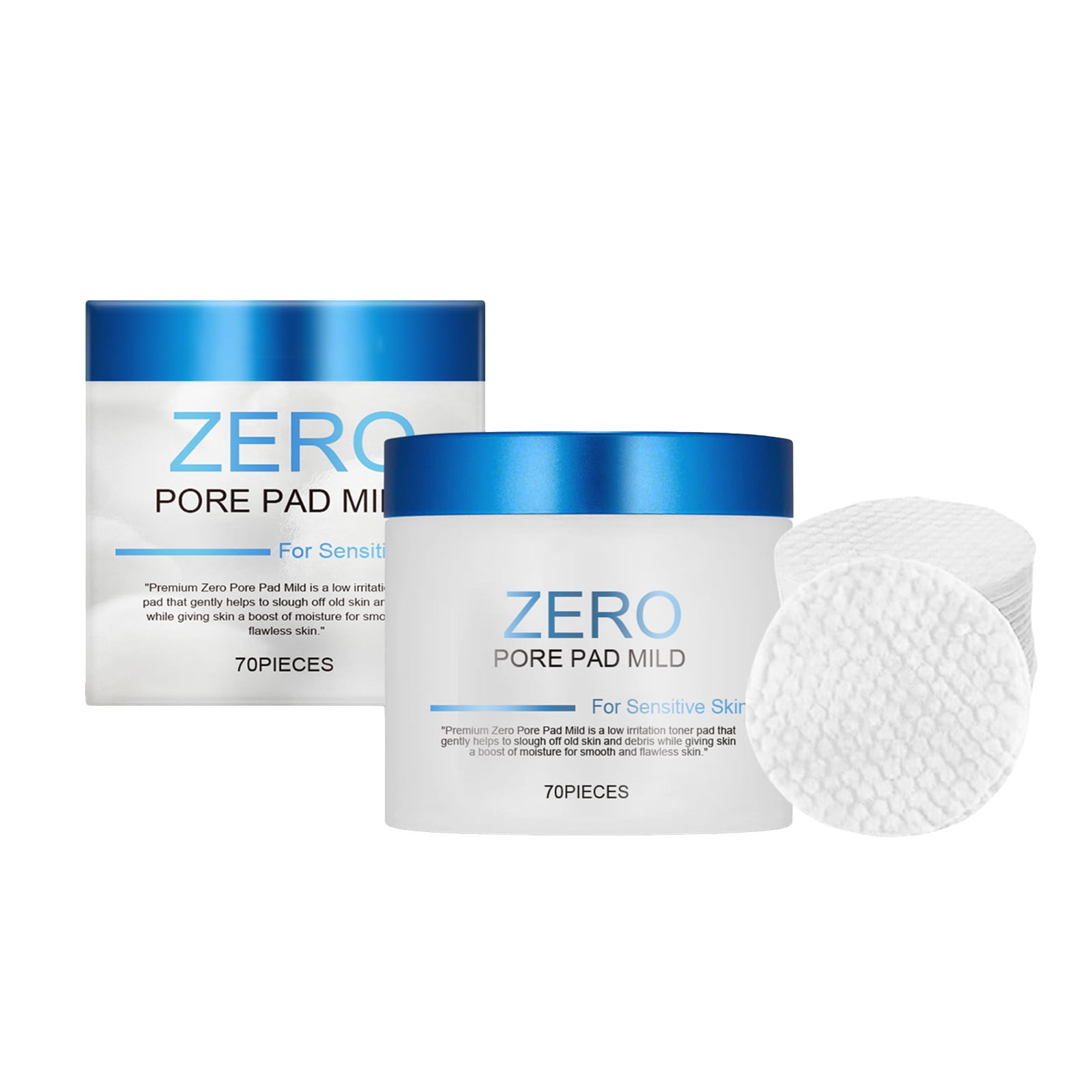 Zero Pore Pads 2.0, Dual-Textured Facial Toner Pads for Exfoliation and ...