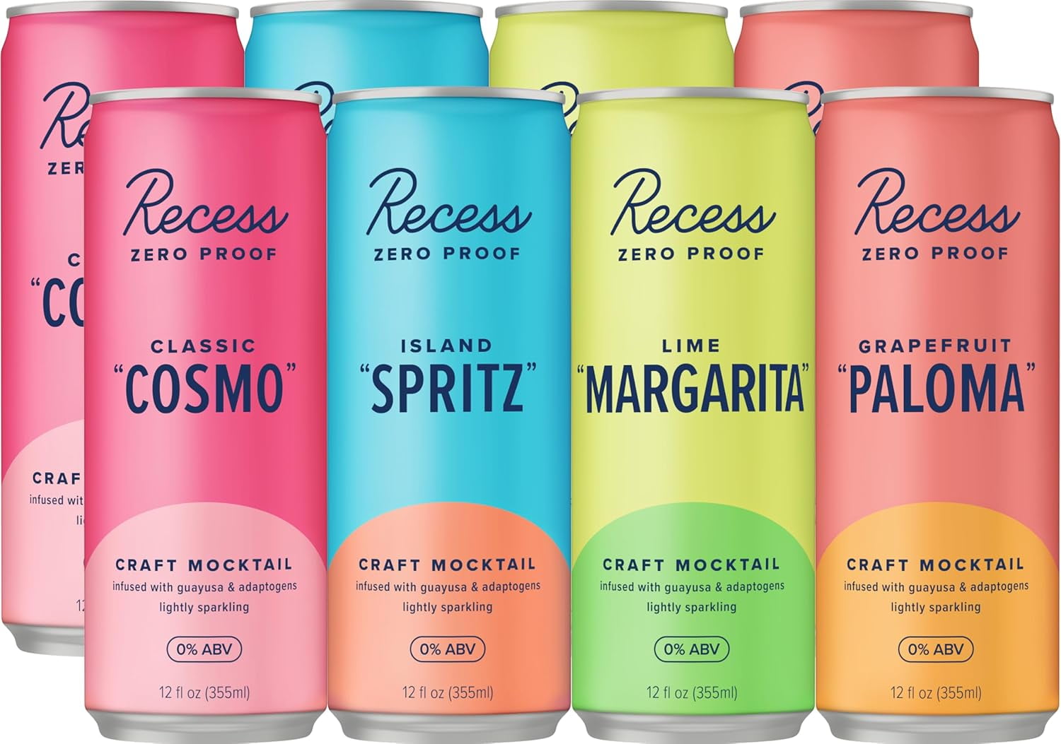 Zero Proof Craft Mocktails, Alcohol Free Drinks, With Adaptogens, Non-Alcoholic Beverage ...
