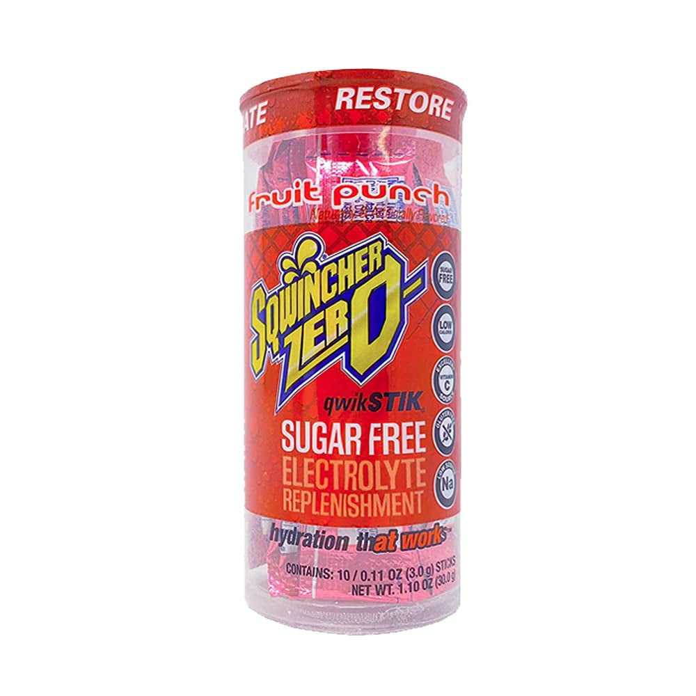 Zero Qwik Stik Sugar Electrolyte Powdered Drink Mix Low Calorie ...