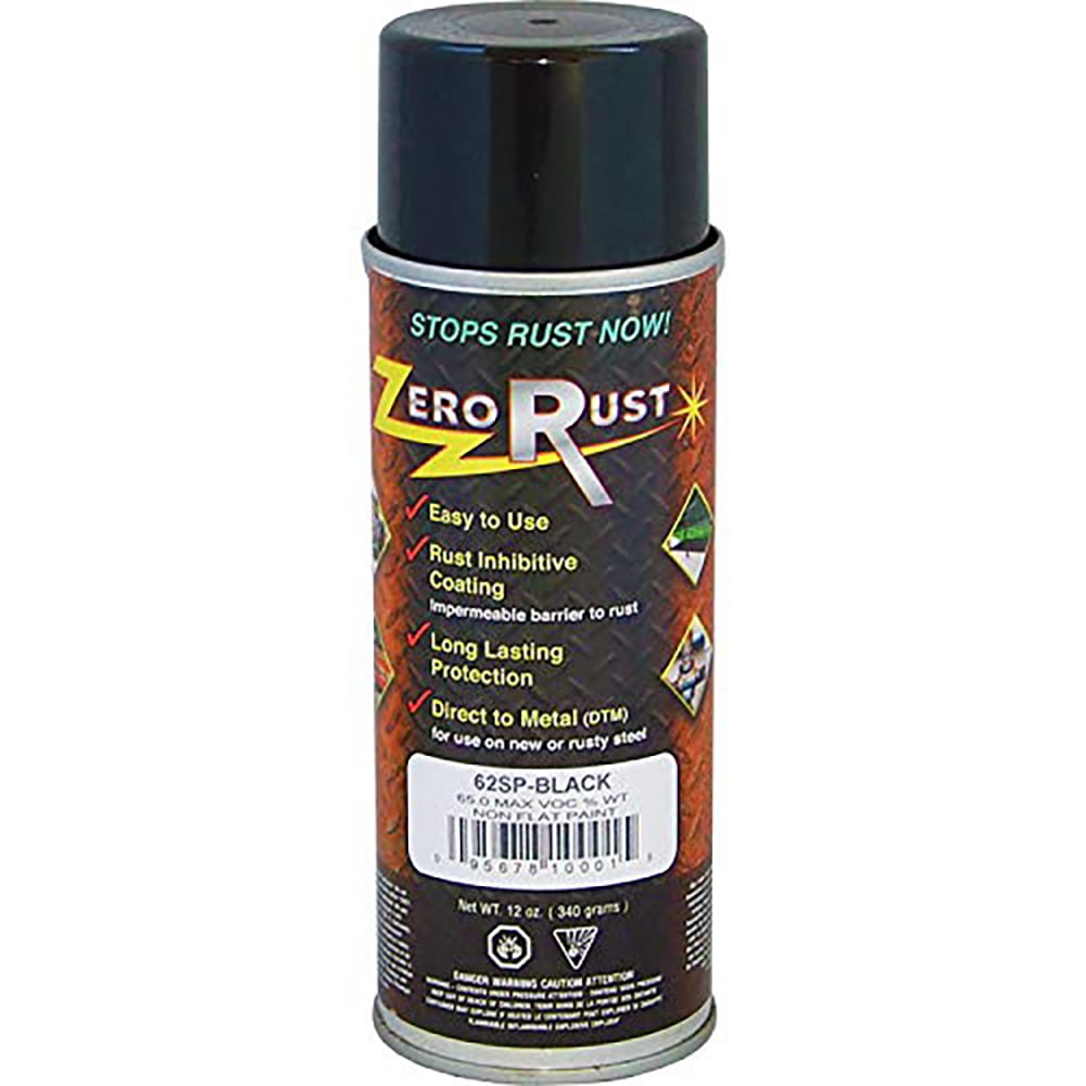 Zero Rust ZER61SP 12 oz High Solid Rust Inhibitive Coating - Gray ...