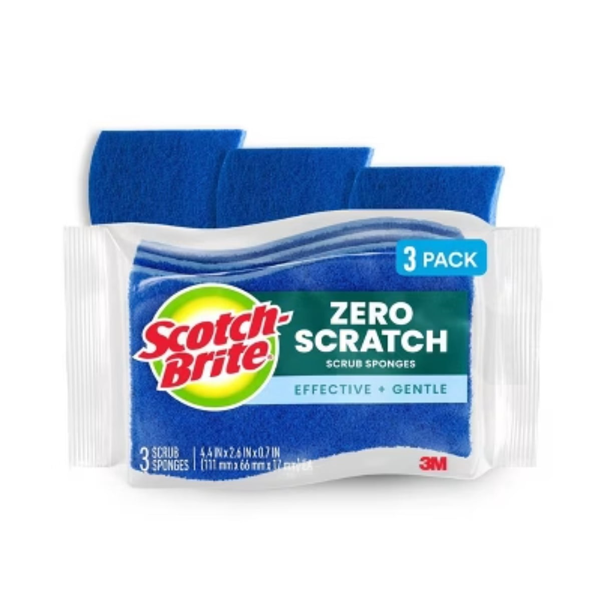 Zero-Scratch Cleaning Sponges - Safe for Non-Stick Cookware & Delicate ...