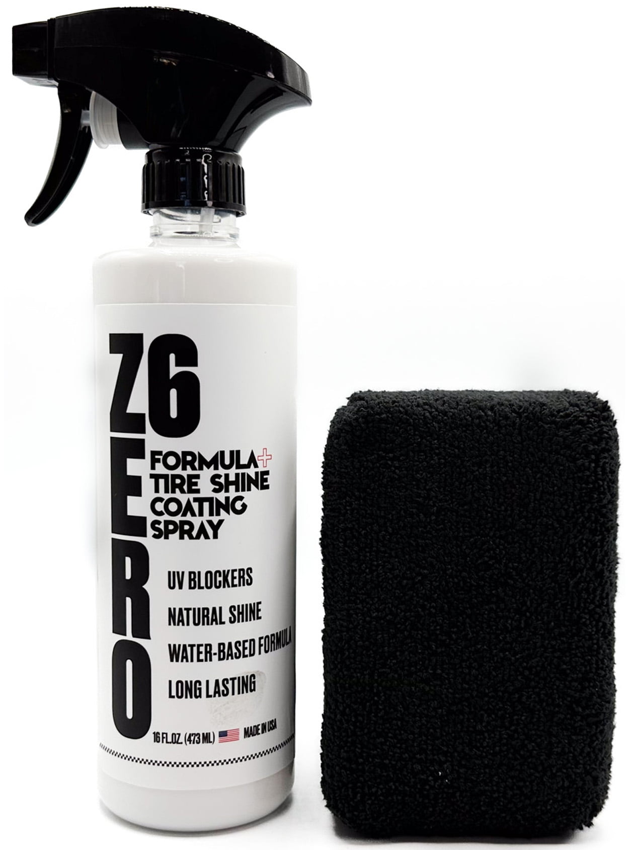 Zero Six - Sio2 Ceramic Tire Shine Coating Spray W Applicator- Long ...