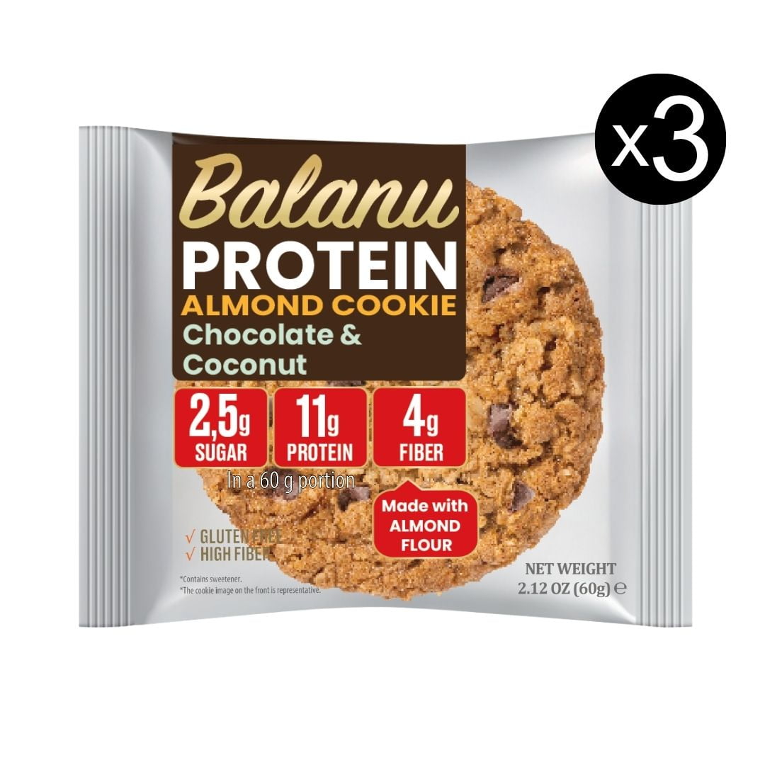 Zero Sugar Coconut and Cacao Almond Cookies 50 Gr x 3 - Walmart.com