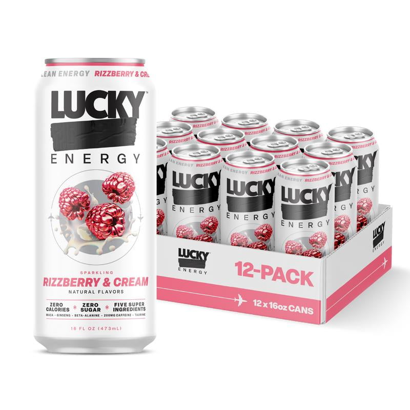 Zero Sugar Energy Drink - 16oz Cans, 200mg Caffeine with Maca, Ginseng ...