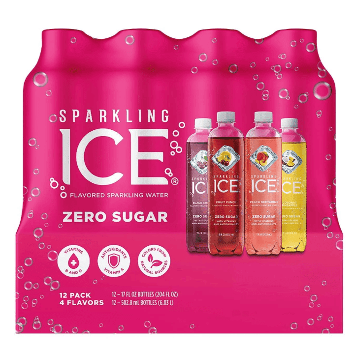 Zero Sugar Flavored, Variety Pack, 17 fl oz, 12 Count (Black Cherry ...