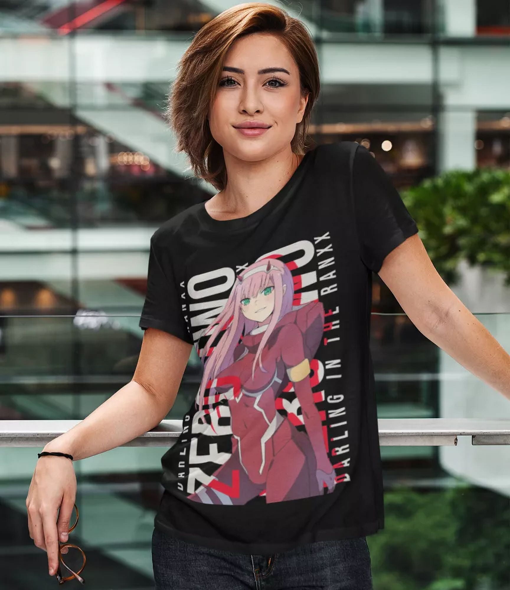 Zero Two Franxx Shirt, Zero Two Merch, Franxx Shirt, 002 Shirt, Darling ...