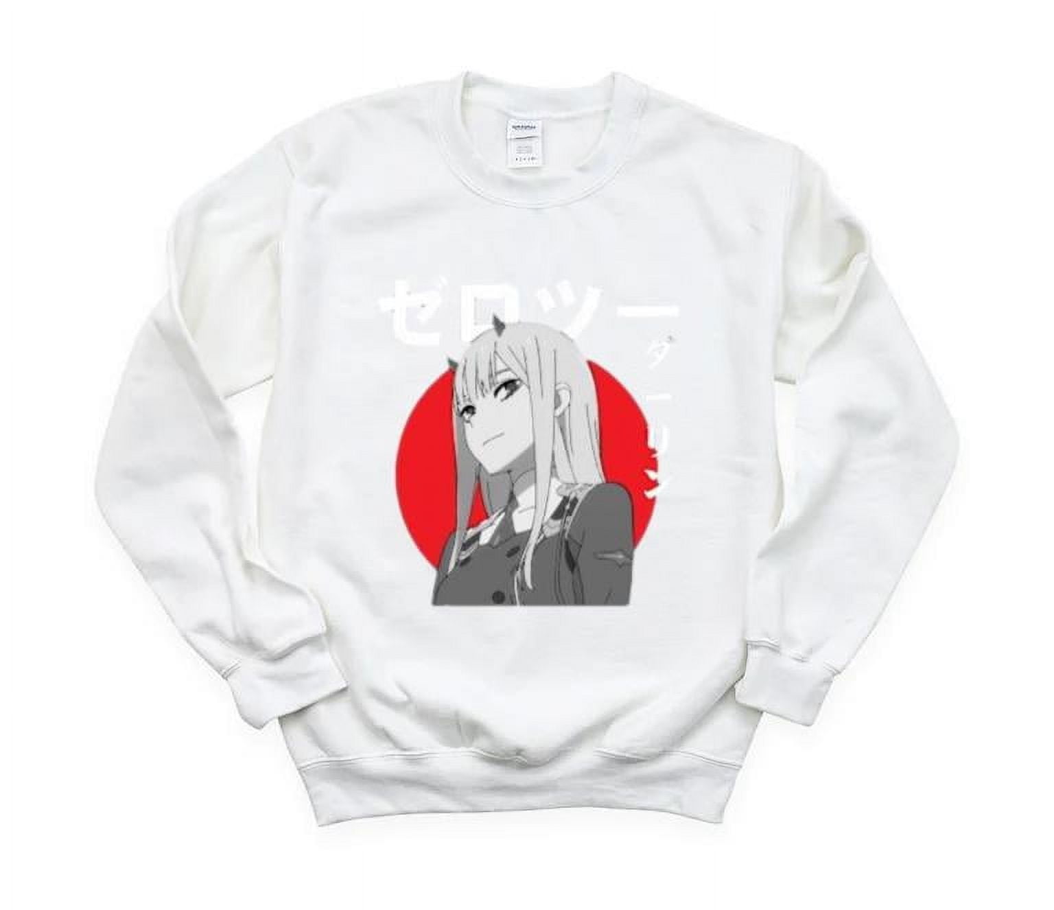 Zero Two Japanese Darling In The Franxx Anime Waifu Cute Sweatshirt ...