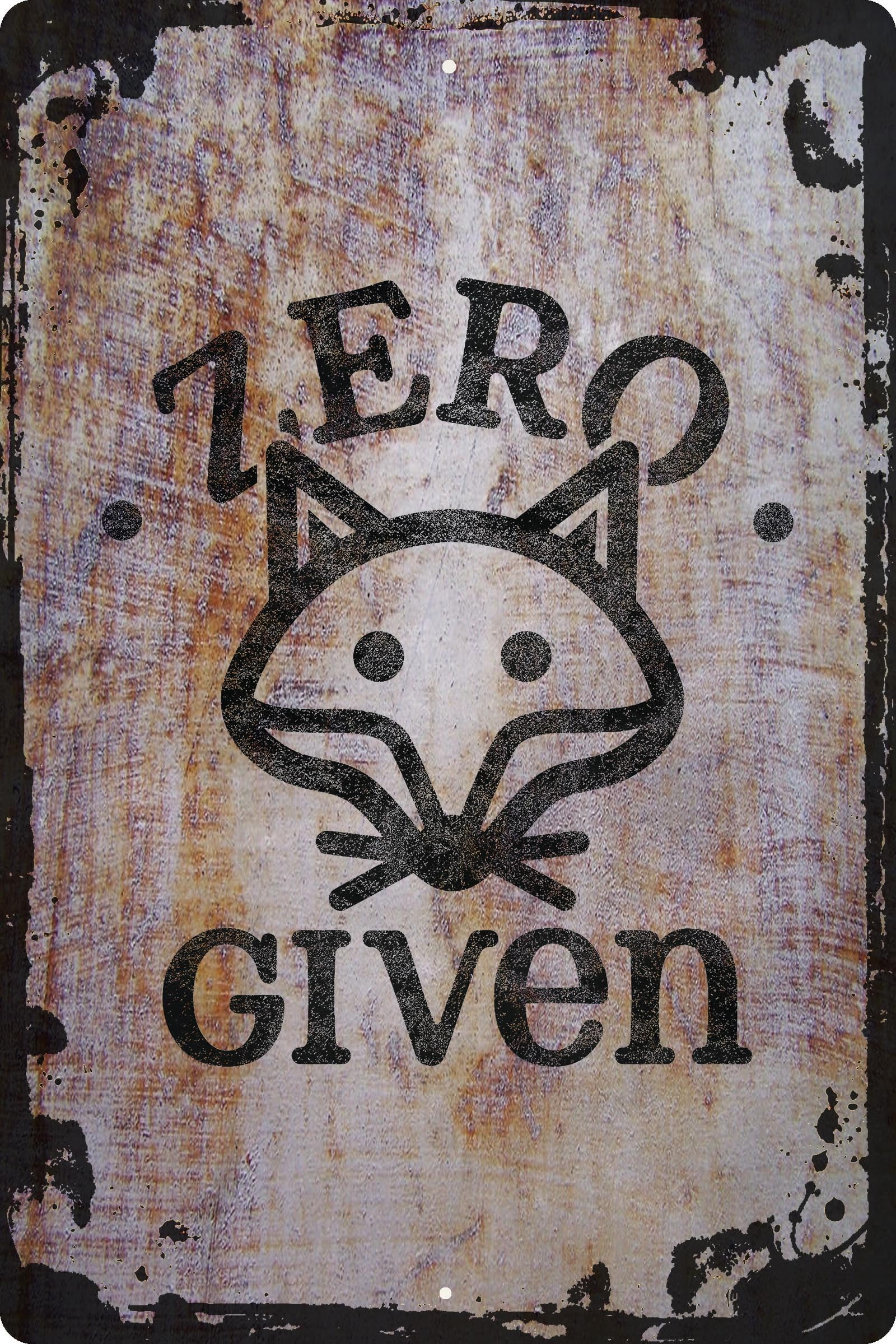 Zero fox given funny animal popular quote careless Beige Wall Art Decor ...