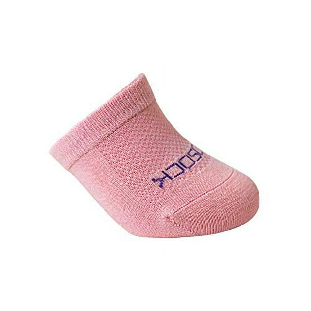 ZeroSock Womens Bamboo Toe Capper Socks With Grip (4 Pairs Per Box) (Women's Size 5.5-8.5, Pink ...