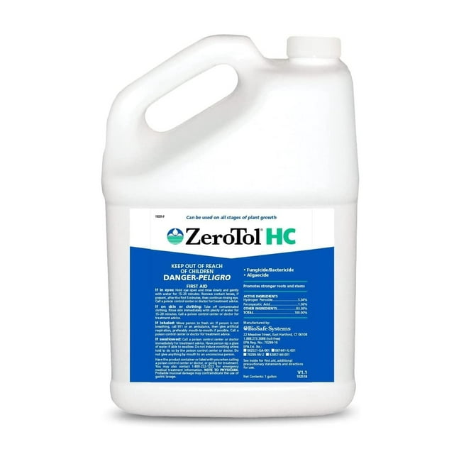ZeroTol HC Broad-Spectrum Algaecide Bactericide Fungicide - 128 fl oz ...