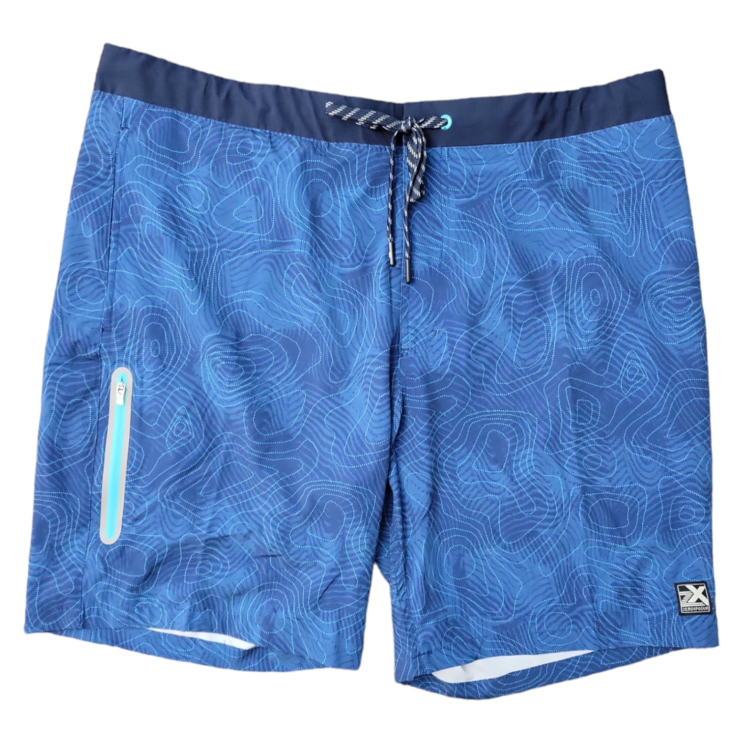 ZeroXposur Men's UPF 50+ Sun Protection Comfort Liner Snap Waist Swim ...