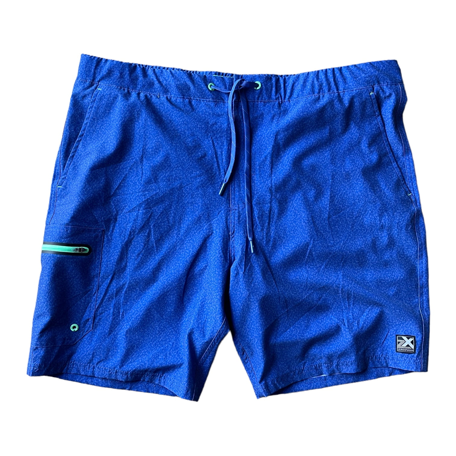 ZeroXposur Men's UPF 50+ Sun Protection Quick Dry Swim Trunks (Marine ...
