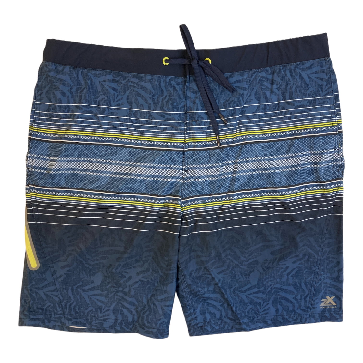 ZeroXposur Men's UPF 50+ Sun Protection Quick Dry Swim Trunks (Navy ...