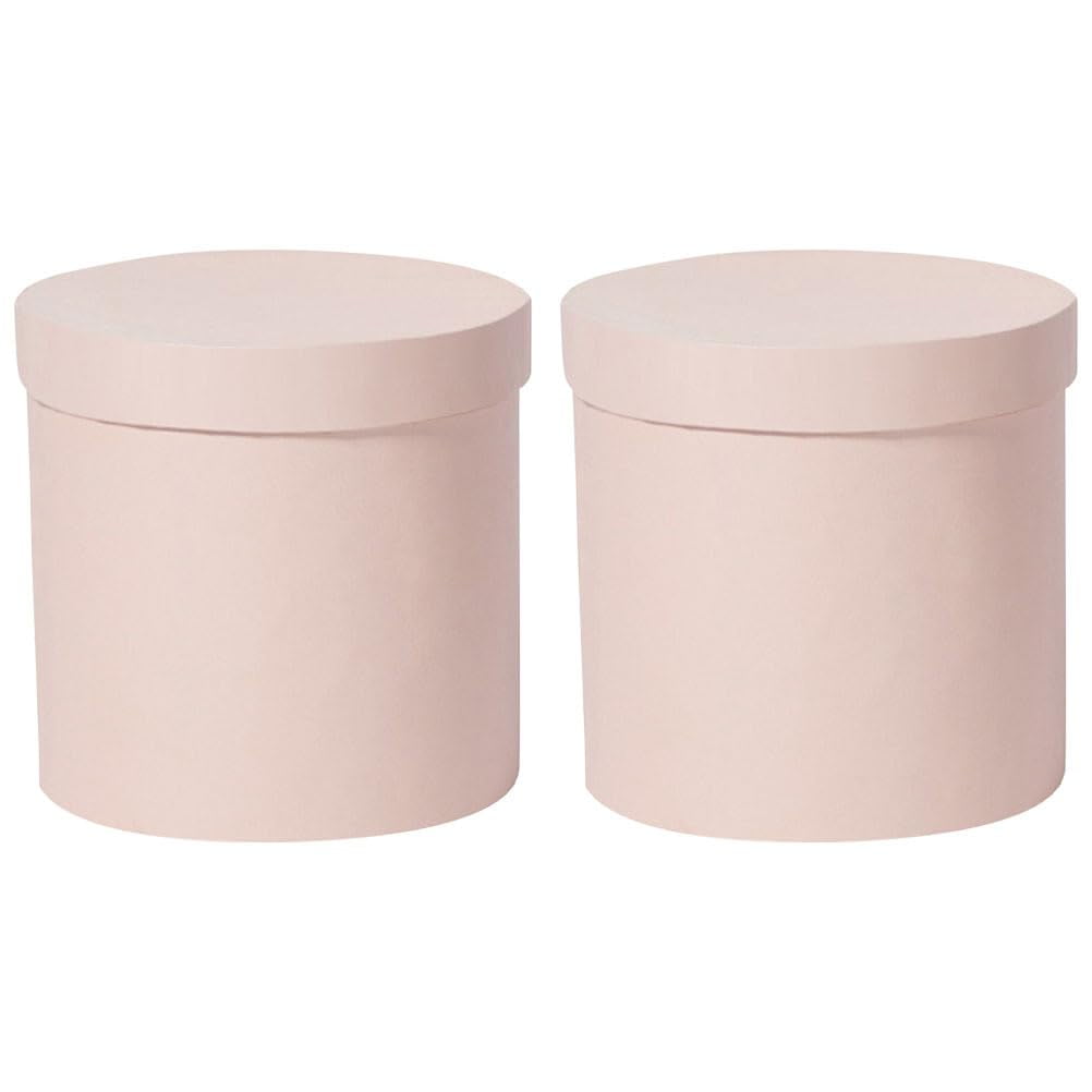 Zerodeko 2pcs Round Boxes: Round Boxes with Lids Party Favor Boxes ...