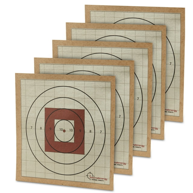 Zeroing Thermal Targets with Bullseye - 5 Pack - Passive Range Targets ...