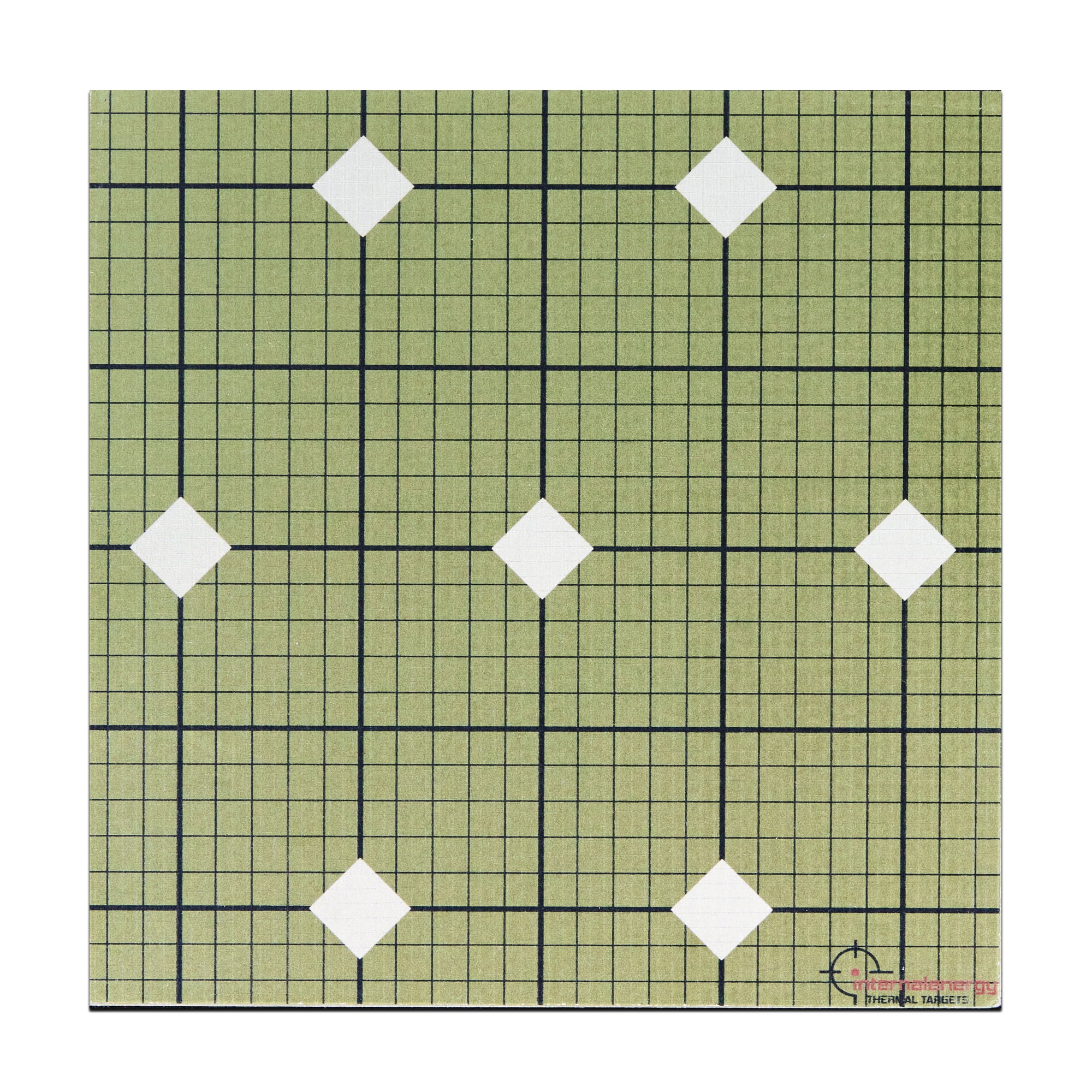 Zeroing Thermal Targets with Diamonds - 5 Pack - Passive Range Targets ...