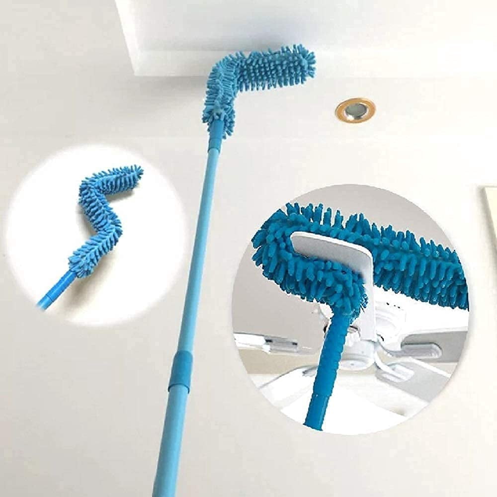 Zerolex Microfiber Duster Bendable Extendable Fan Cleaning Duster with ...