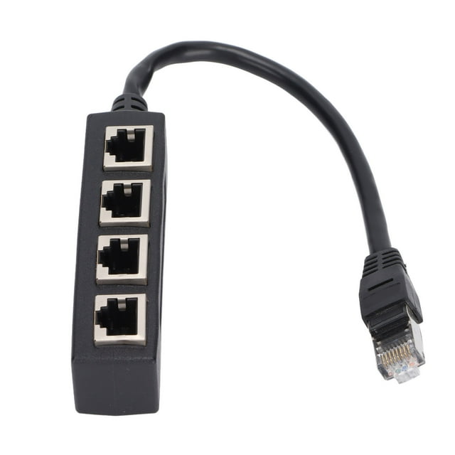 Zerone Ethernet Adapter, 1-4 Port RJ45 Splitter, Plug and Play Internet ...