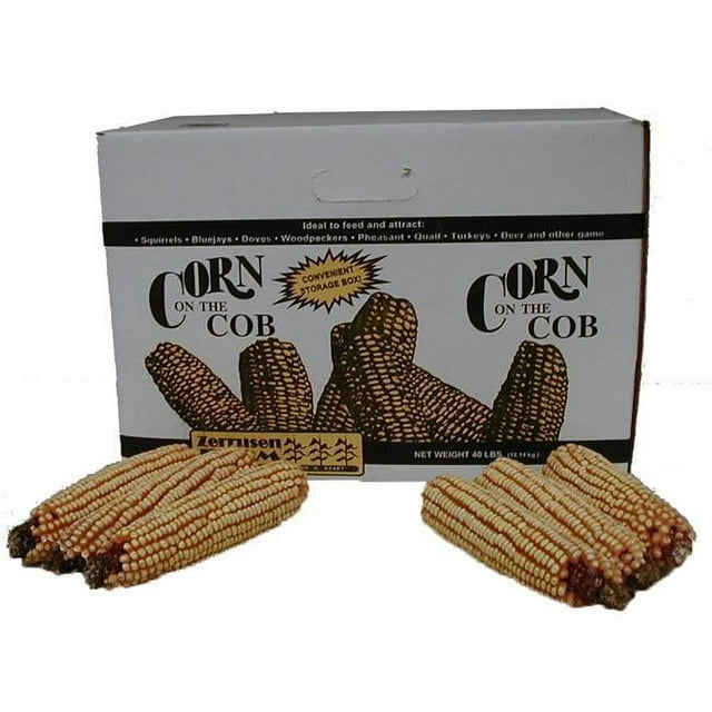 Zerrusen Farm 065951 40 lbs Corn On The Cob Cob Corn Box MP28 Squirrel ...