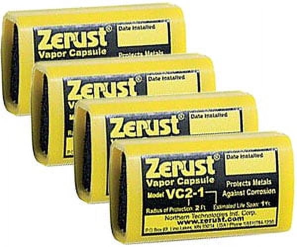 Zerust VC2-1 NoRust Vapor Capsule - Pack of 4 - Made in the USA - Walmart.com