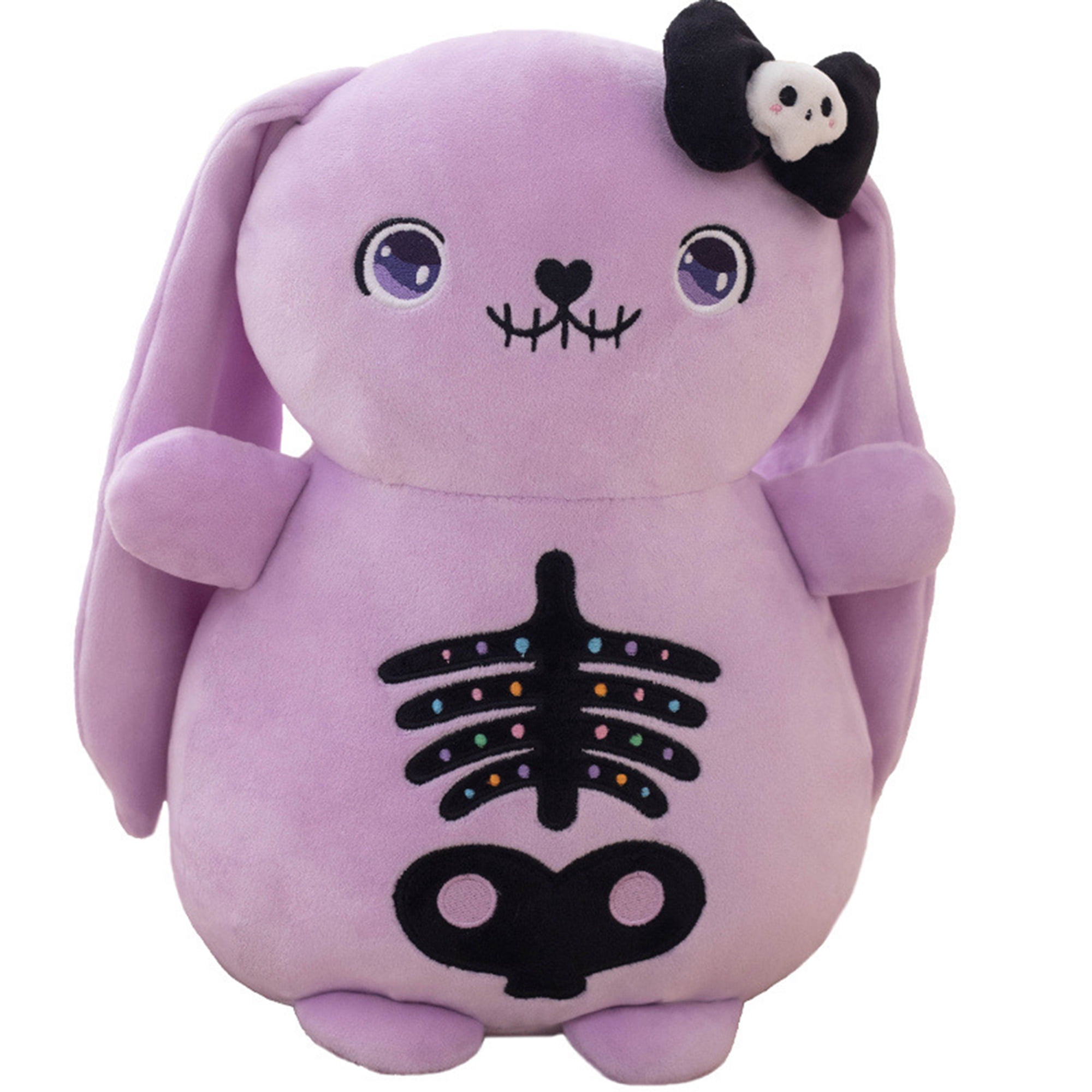 Zervatek Cute Skull Rabbit Plush Toy Halloween Skeleton Bunny Soft ...