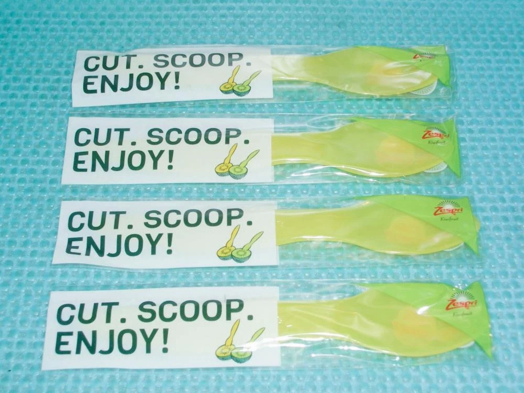 Zespri Kiwi Fruit Knife Spoon Utensil Plastic Scoop New 4 Package Lot ...