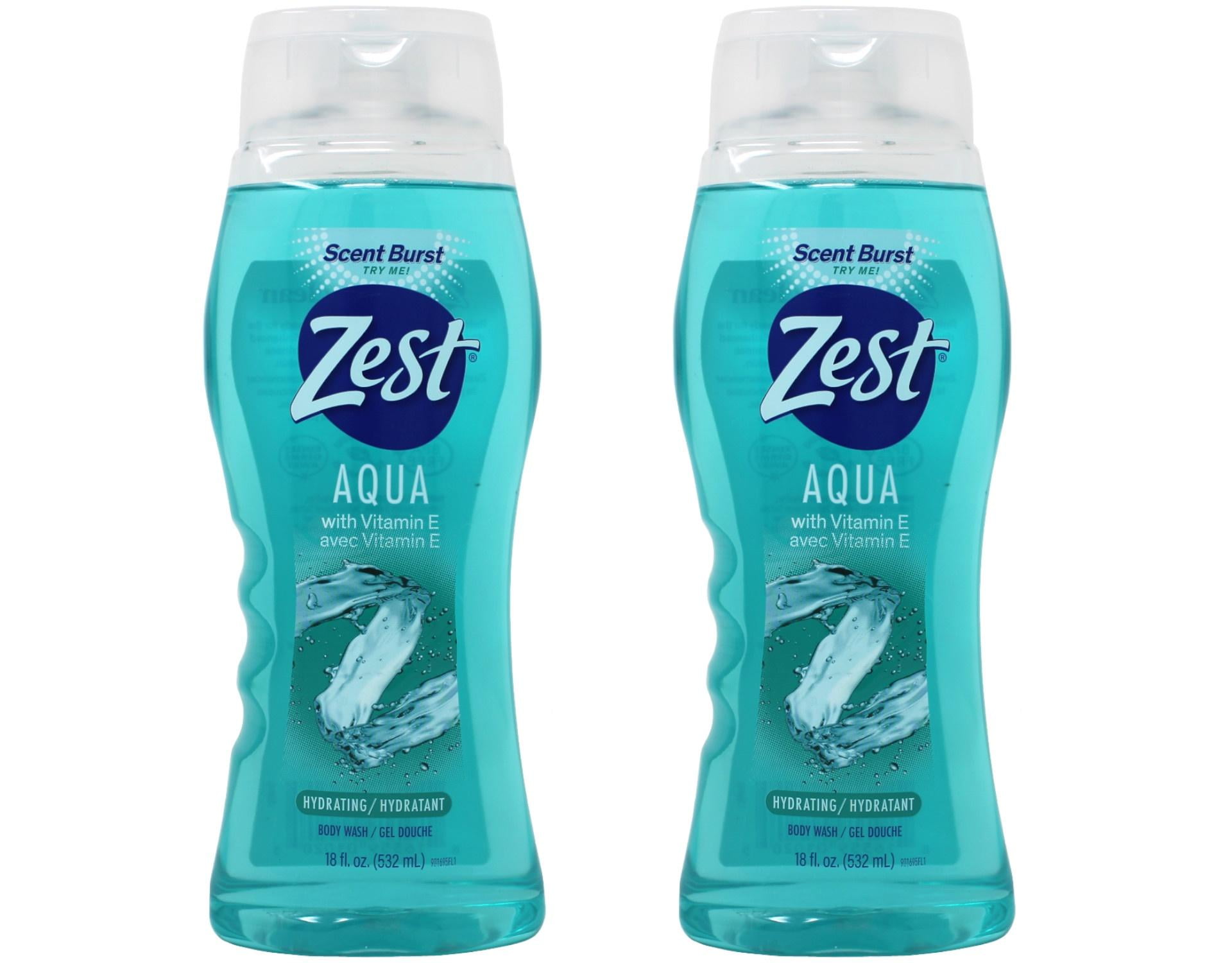 Zest Body Wash, Aqua, 18 Ounce, 2 Pack. - Walmart.com
