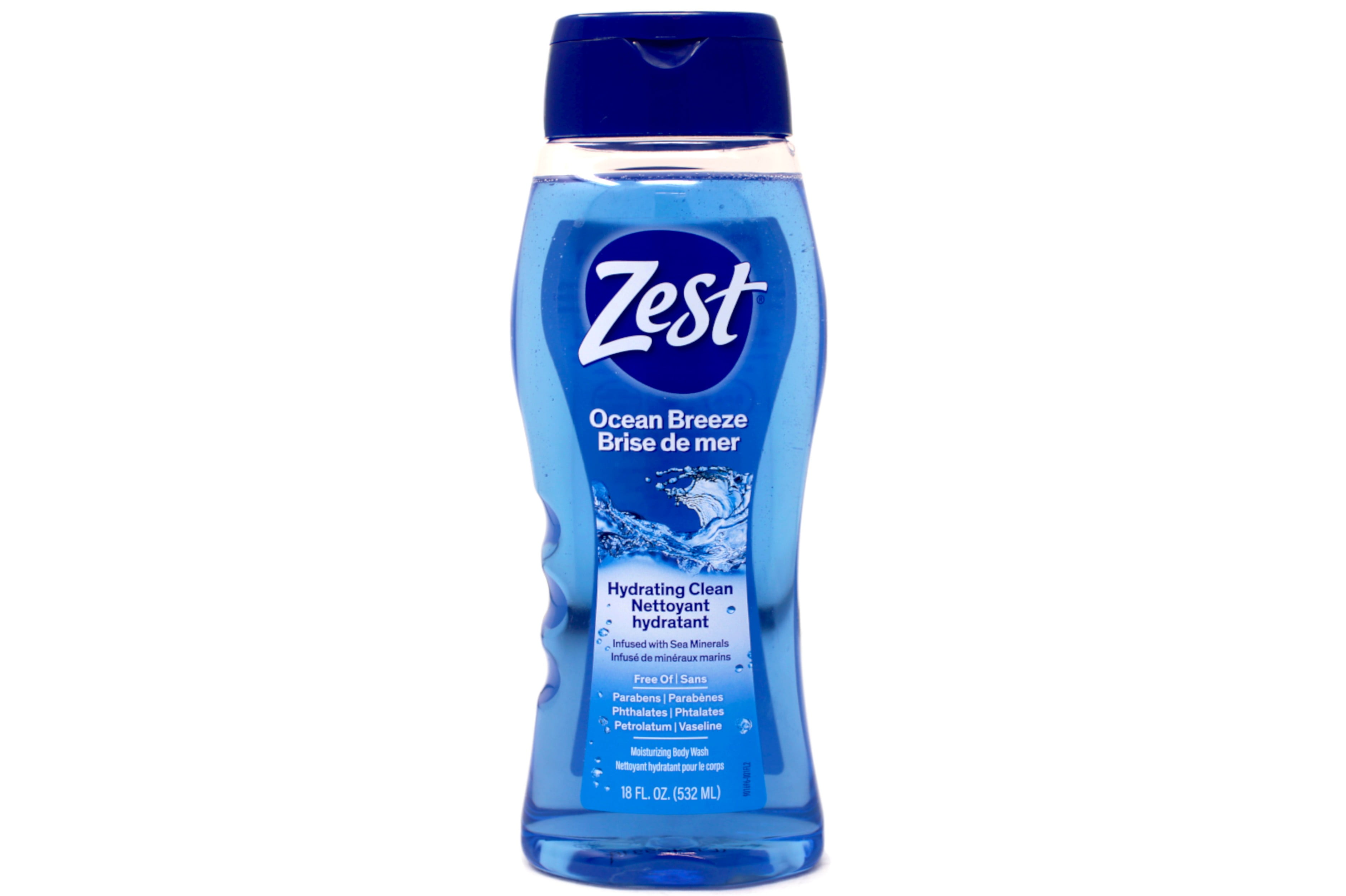 Zest Body Wash Ocean Breeze Invigorating 18 Ounce 532ml Pack of 2 ...