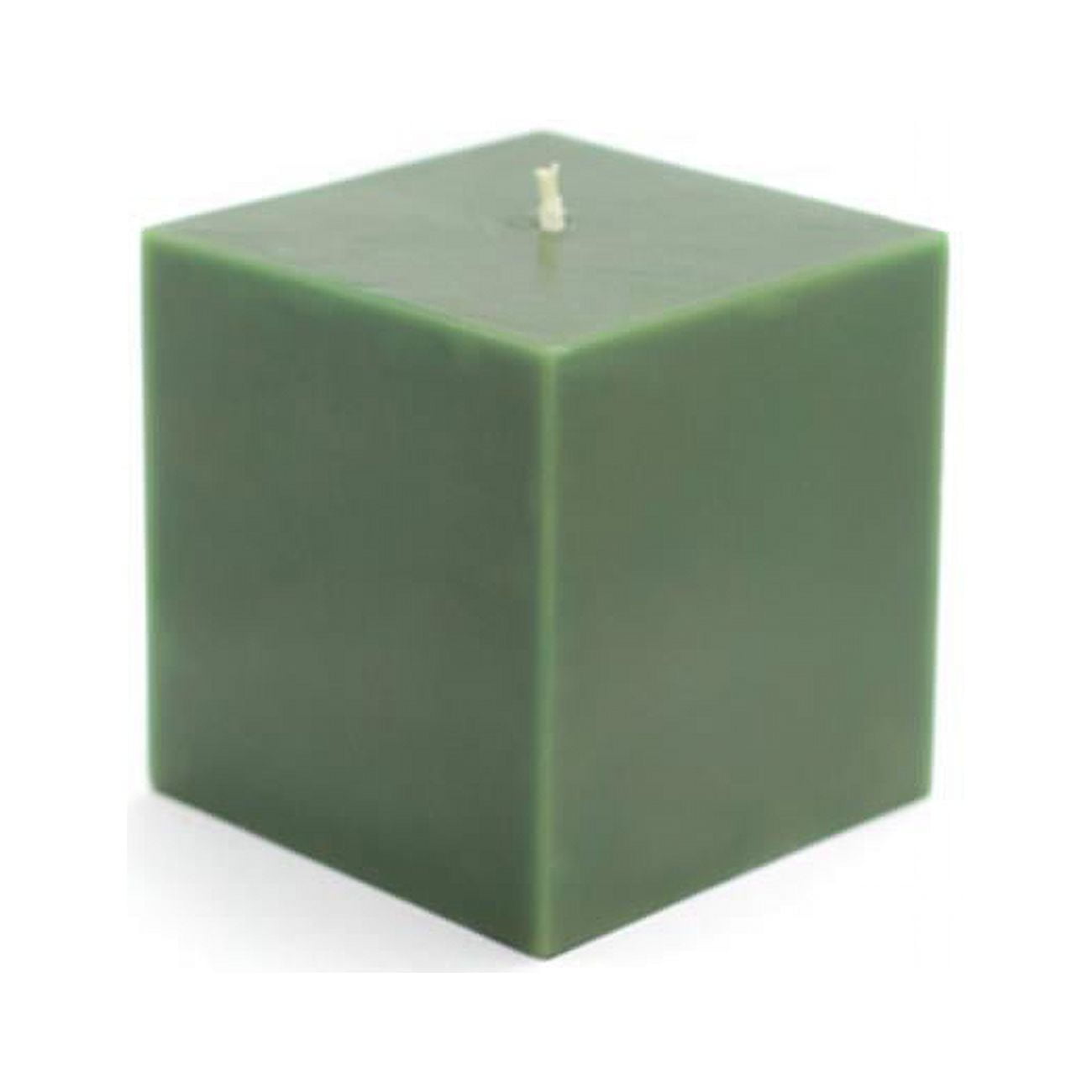 Zest Candle CPZ-132-12 Hunter Green Square Pillar Candles - Case of 12 ...