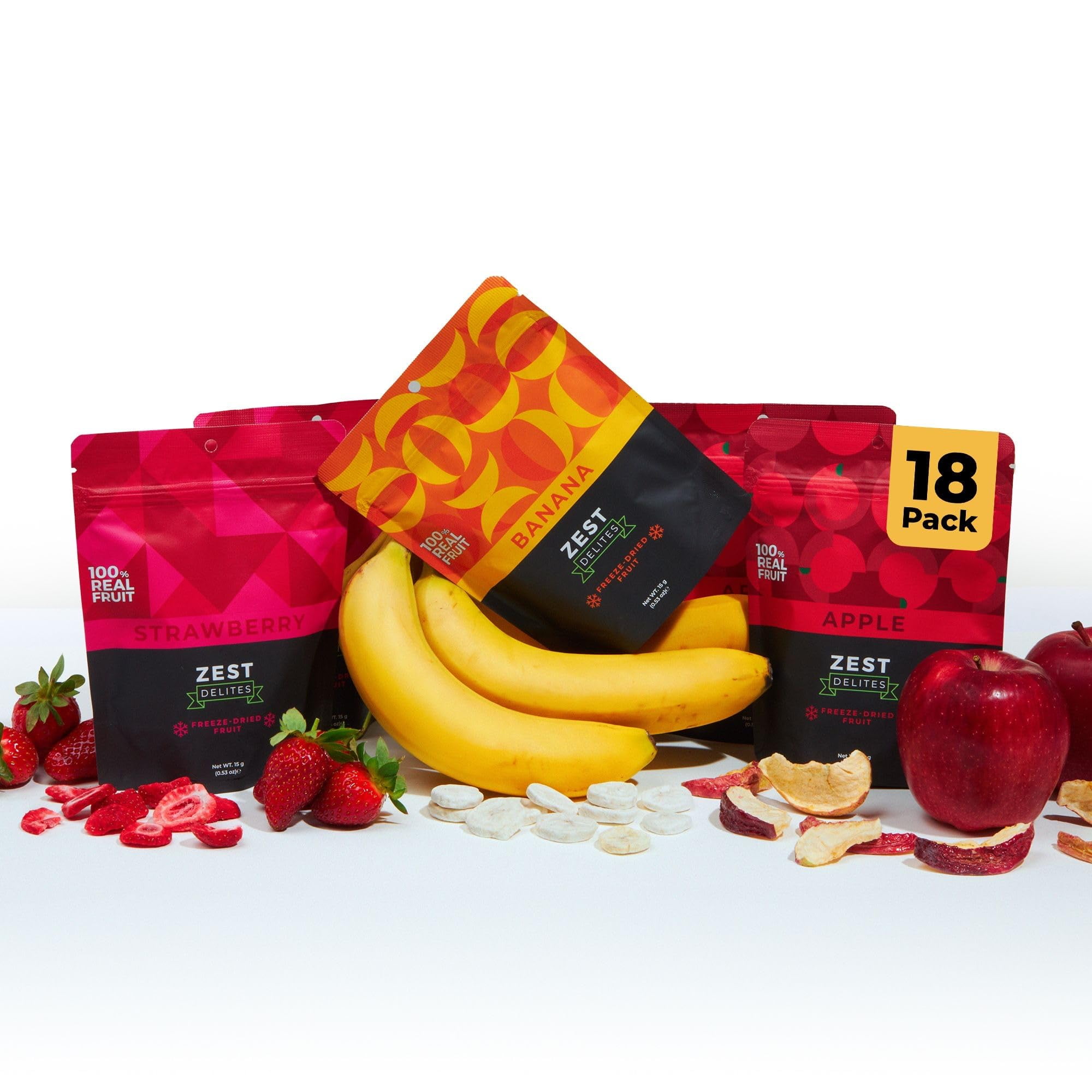 Zest Delites Freeze Dried RRF12 Fruit Bulk Pack Freeze Dried ...