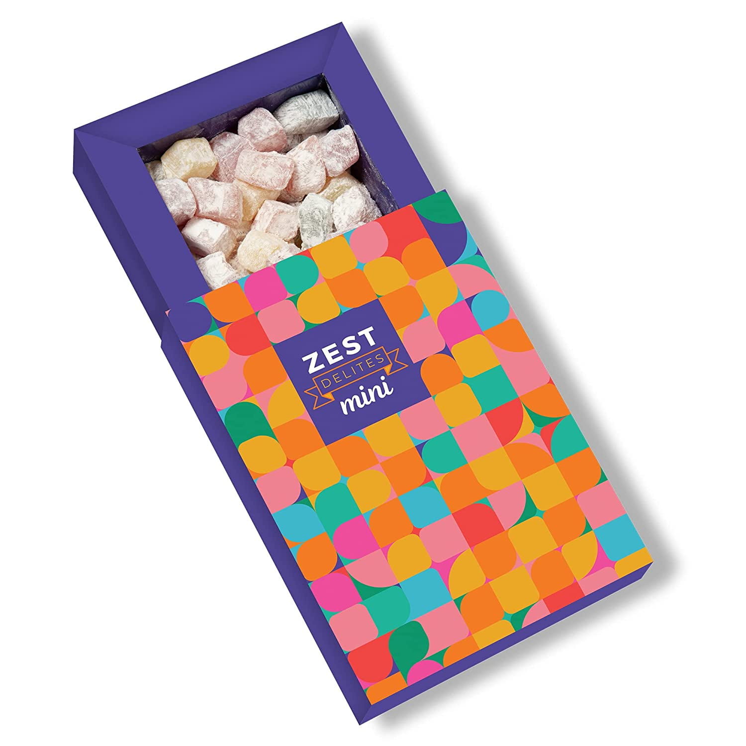 Zest Delites Fruity Mix Mini Turkish Delight Candy Gift; Rose ...