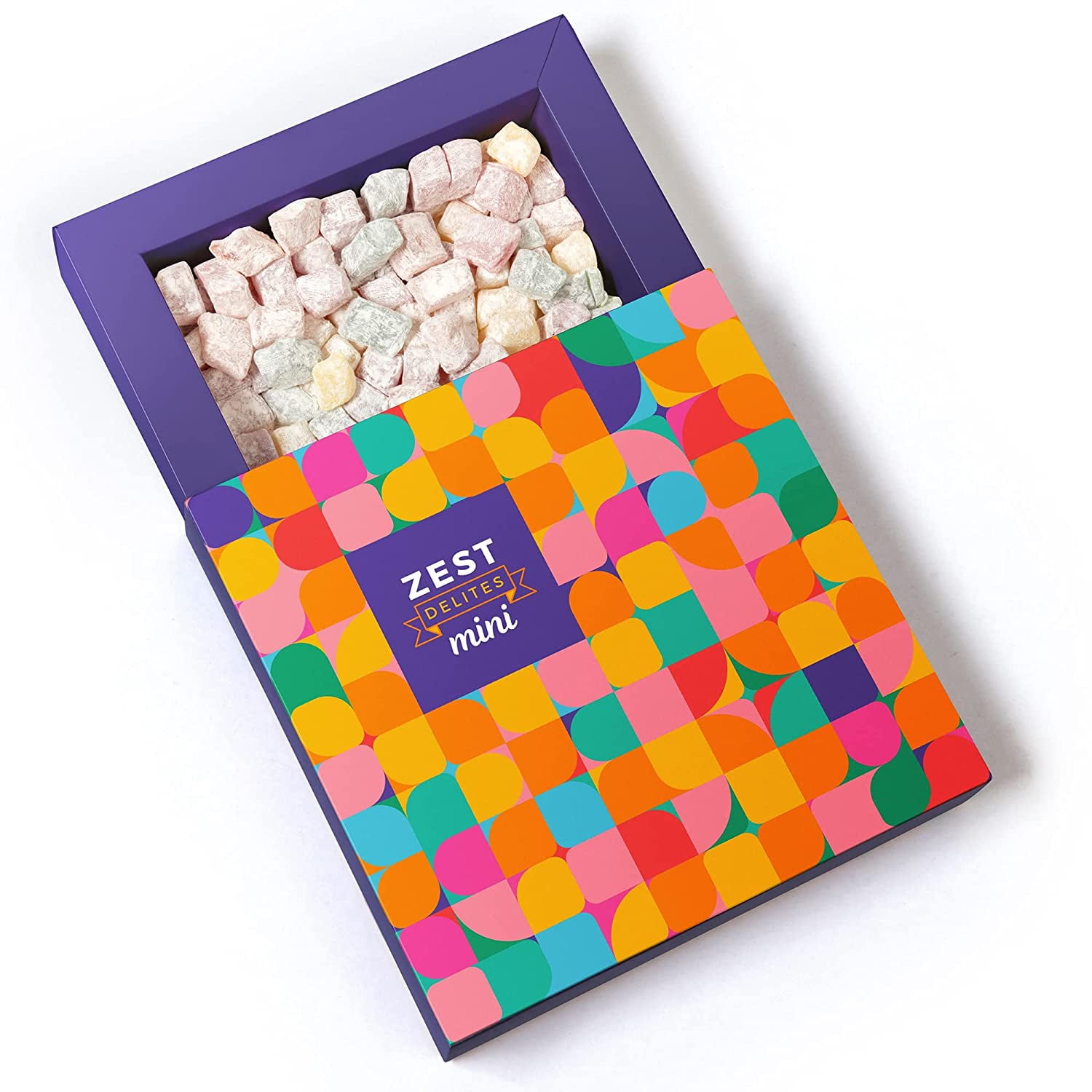 Zest Delites Mini Turkish Delight, Fruity Snacks; Rose, Strawberry ...
