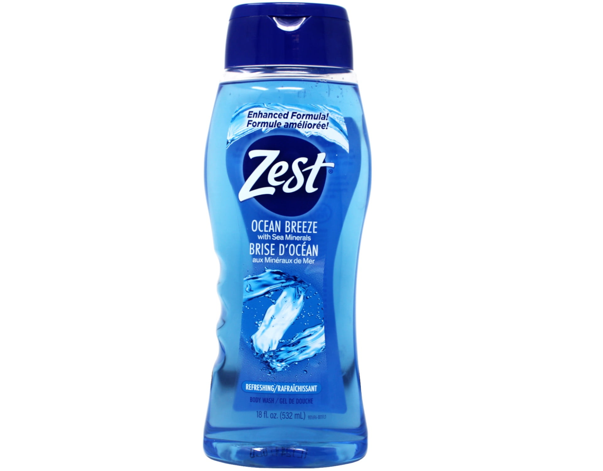 Zest Zestfully Clean Body Wash, Ocean Breeze with Sea Minerals, 18 oz ...