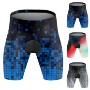 Sponeed Padded Cycling Shorts Men MTB Bicycle Tights Road Riding Pants Yellow M - Walmart.com