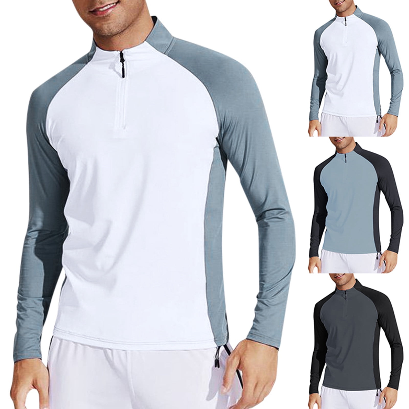 ZestMode 2 Pack Mens Compression Shirts Workout Shirts Mesh Athletic T ...