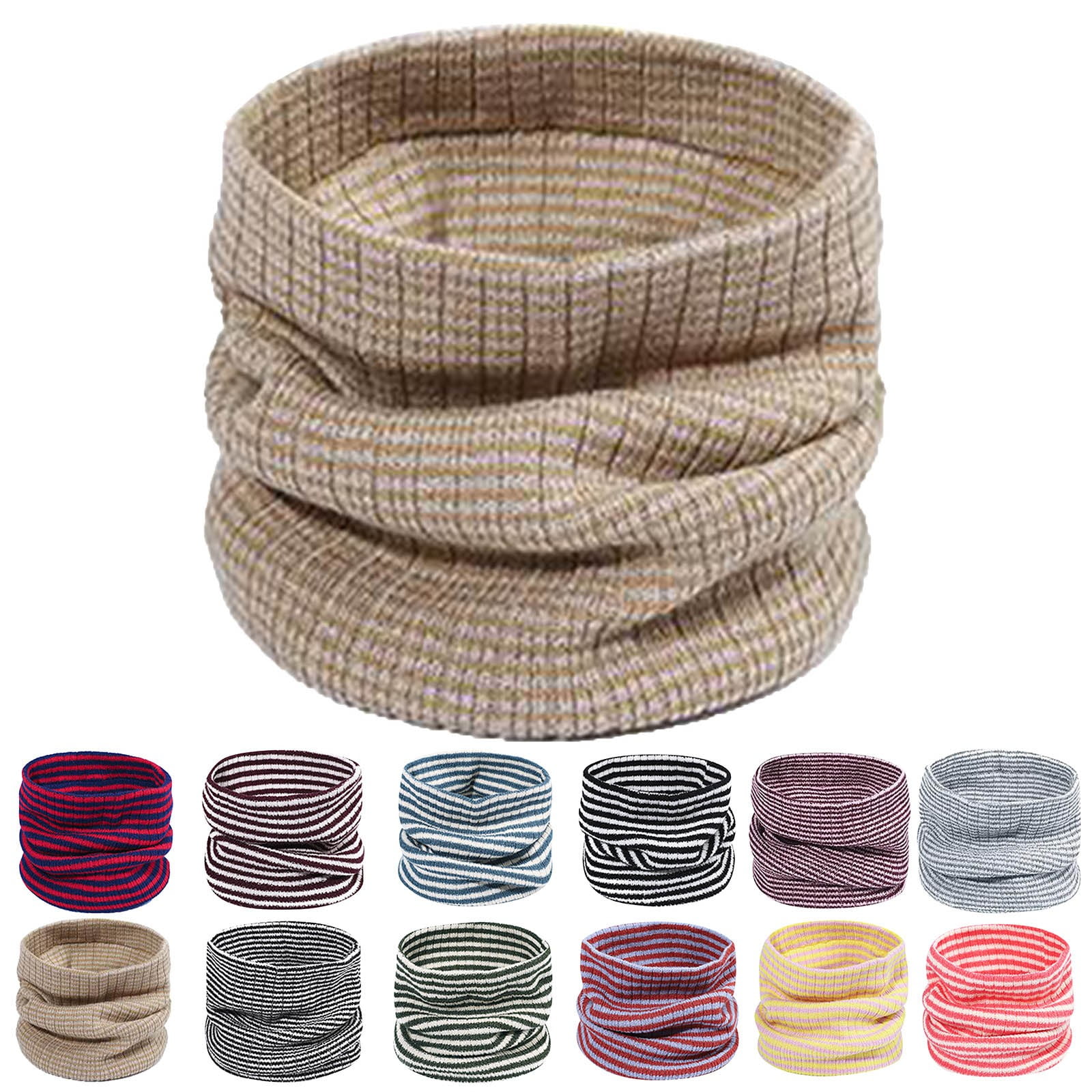 ZestMode 2Pack Winter Neck Warmer Gaiter Fleece Windproof Cover Cold ...