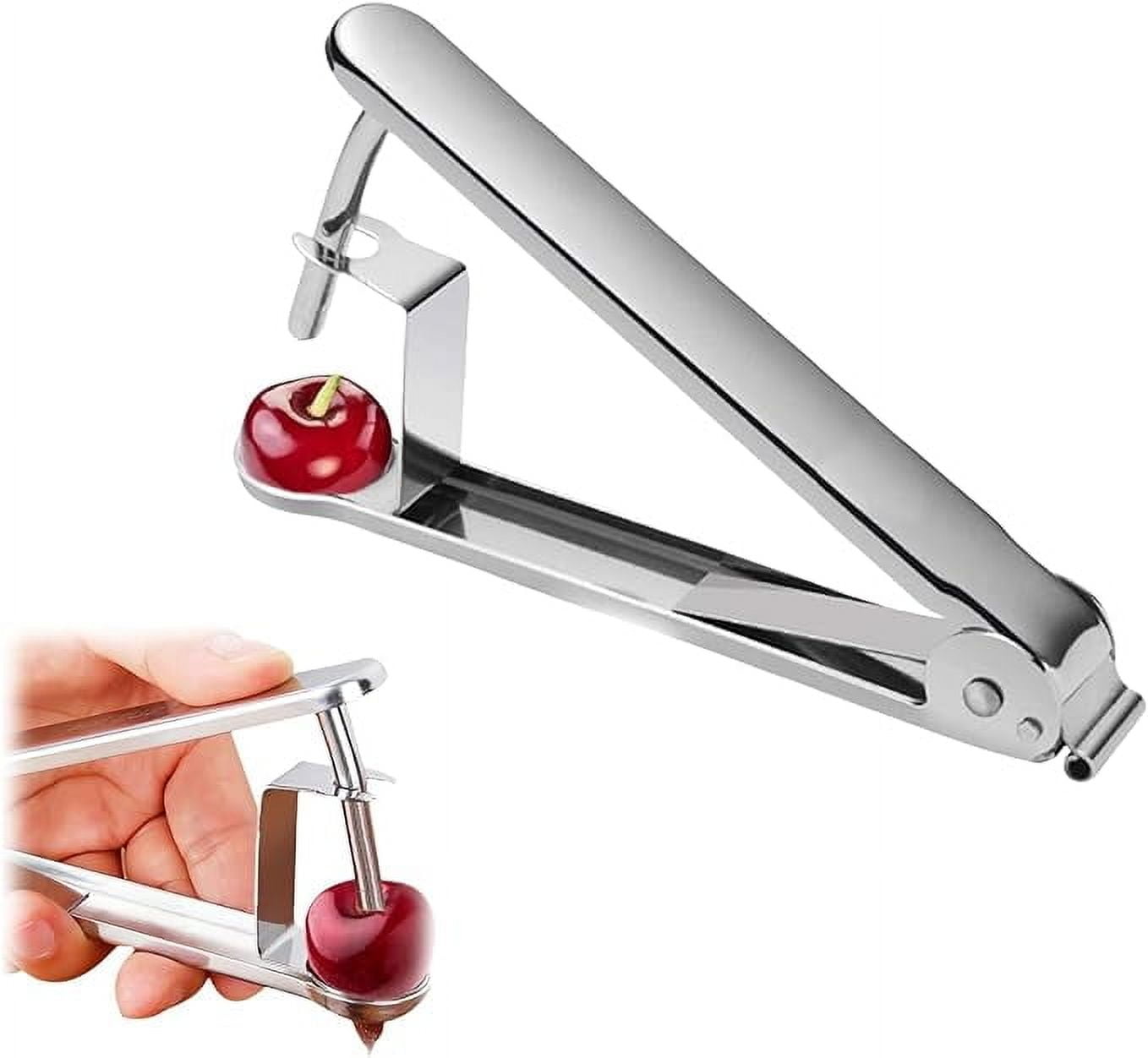 ZestMode 2Pcs Cherry Pitter Tool,Stainless Steel Cherry Corer Pitter ...
