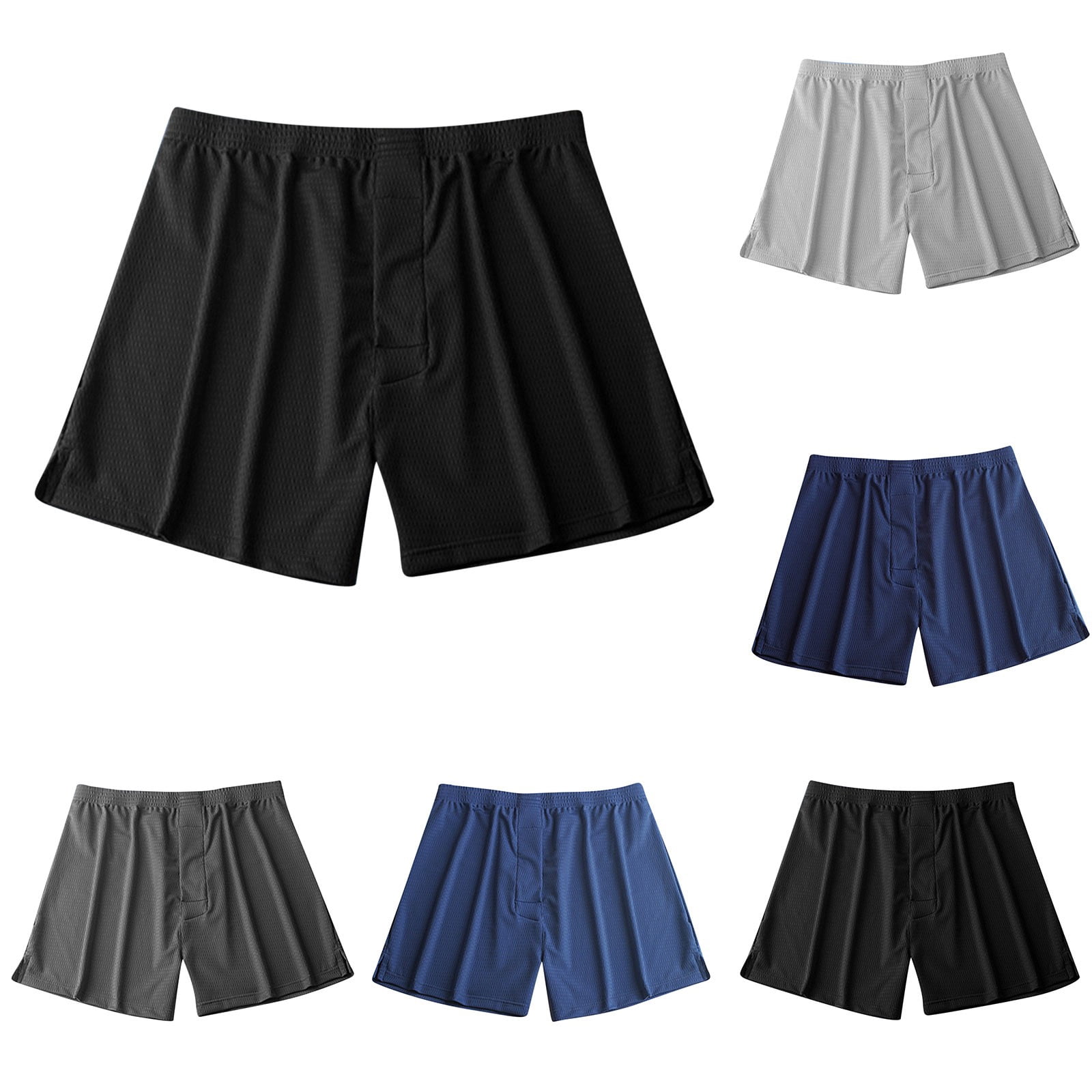 ZestMode 4 Pack Men's Underwear Pack Boxer Briefs,Cotton Stretch Boxers ...