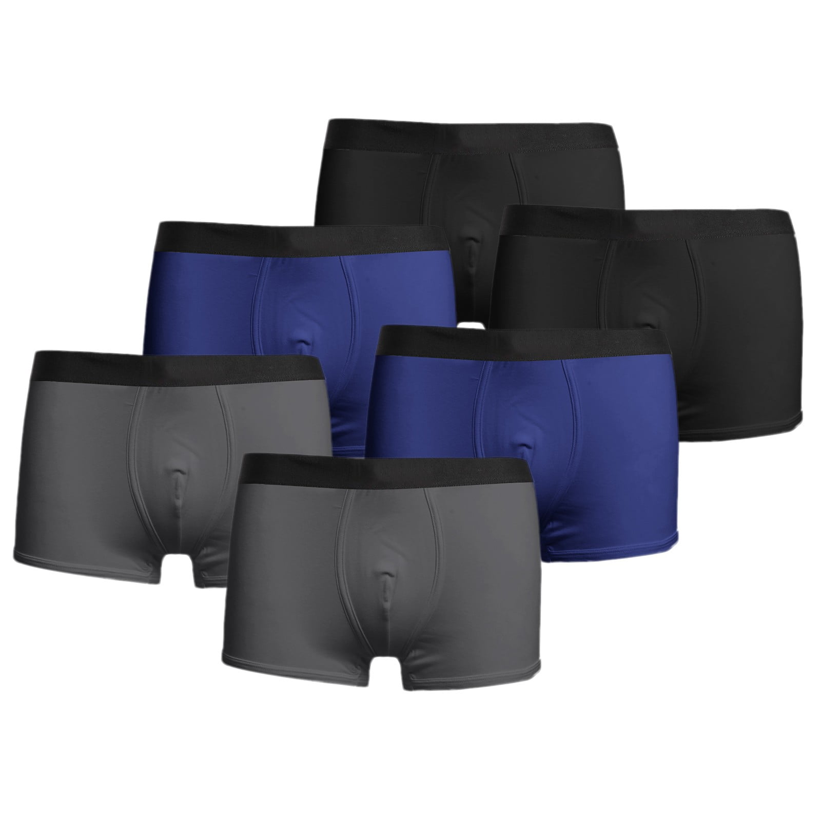 ZestMode 6 Pack Men's Underwear Trunks Support Balls Pouch Enhancing ...