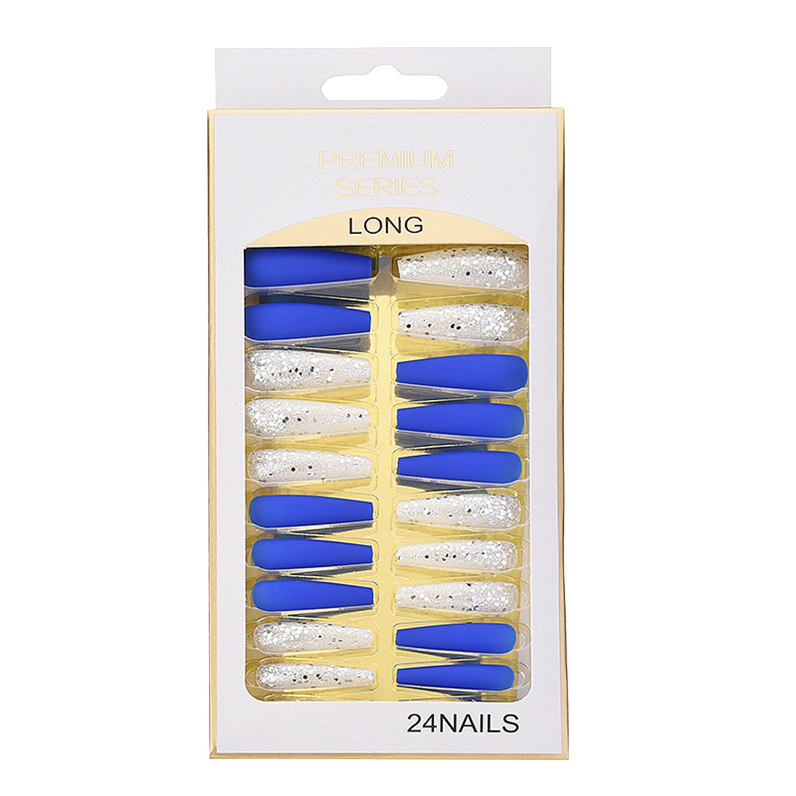 ZestMode Fall Glue On Nails Medium, Supremely Fit & Glossy False Nails ...