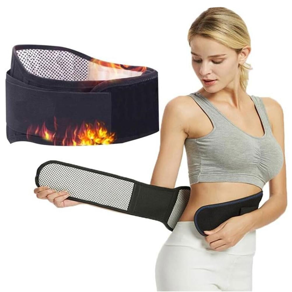 ZestMode Heating Lower Back and Stomach Brace Back Support Belt Heated ...