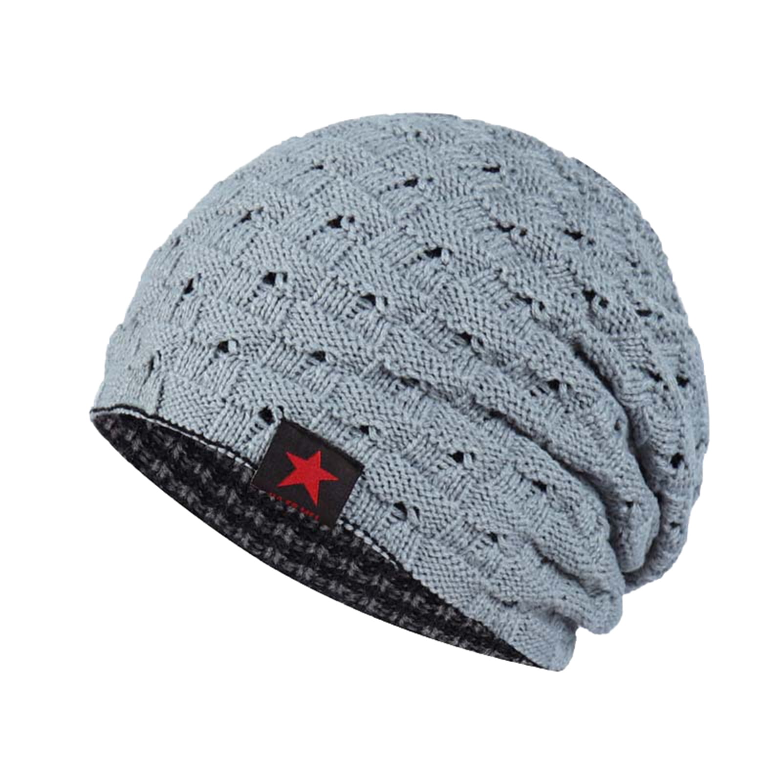 ZestMode Winter Fleece Line, Outdoor Warm Thermal Knitted Hat Stocking ...