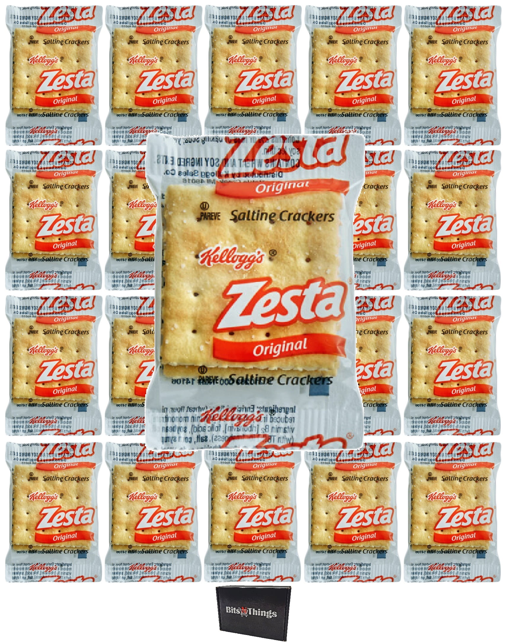 Zesta Saltine Crackers - Crispy, Salty Bites - 50 Packs with 2 Crackers ...