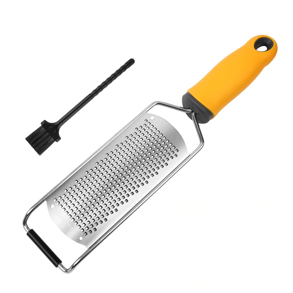 Zester Grater with Handle, Lemon Zester Cheese Grater for Kitchen ...